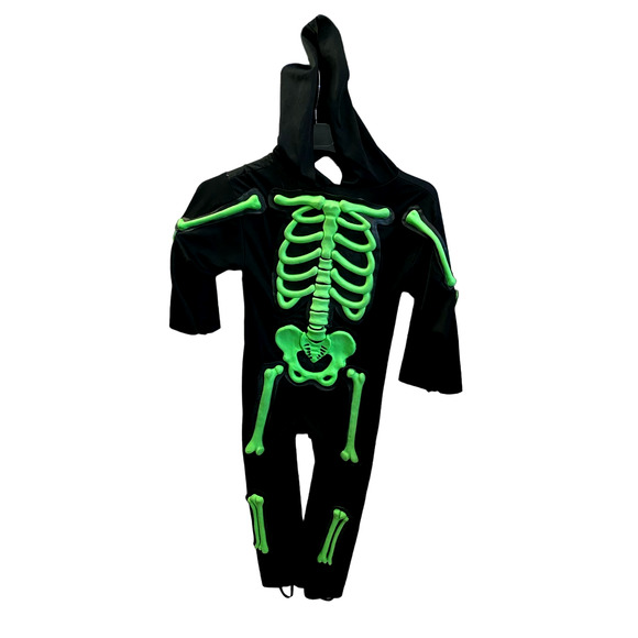 Spirit | Jackets & Coats | Vintage Kids Skeleton Halloween Costume ...